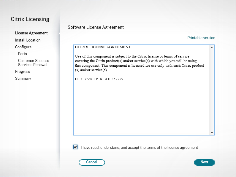 License Server install and LAS registration - EUC Extended Documentation